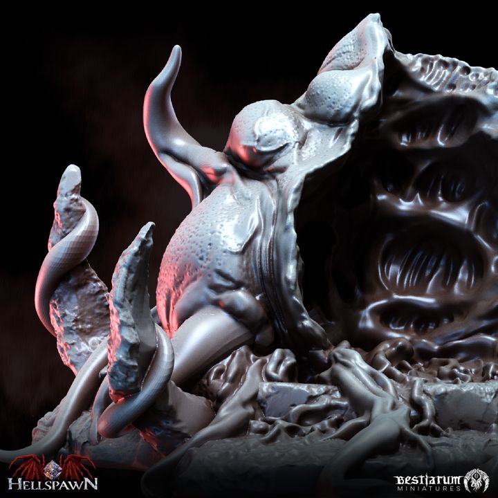 3D Printable Demonic Portals x2 | Hellspawn | Demons by Bestiarum Miniatures